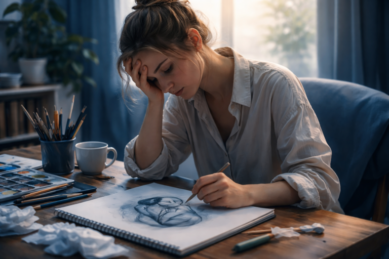 Drawing and Depression: How Art Therapy Transforms Mood | Cenario